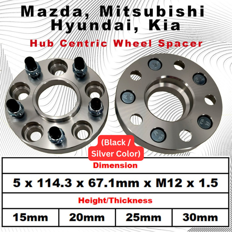 5x114.3 Hub-centric Spacer Proton Hyundai, Kia, Mitsubishi, Mazda ...