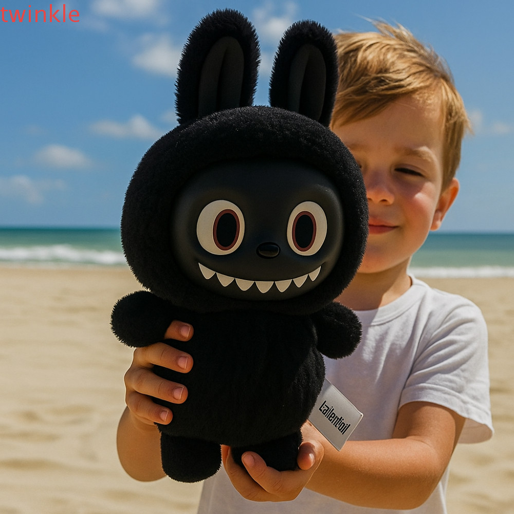 XINYUE Labubu Plush Figure, Black Adorable Labubu Plush Doll, Limited ...
