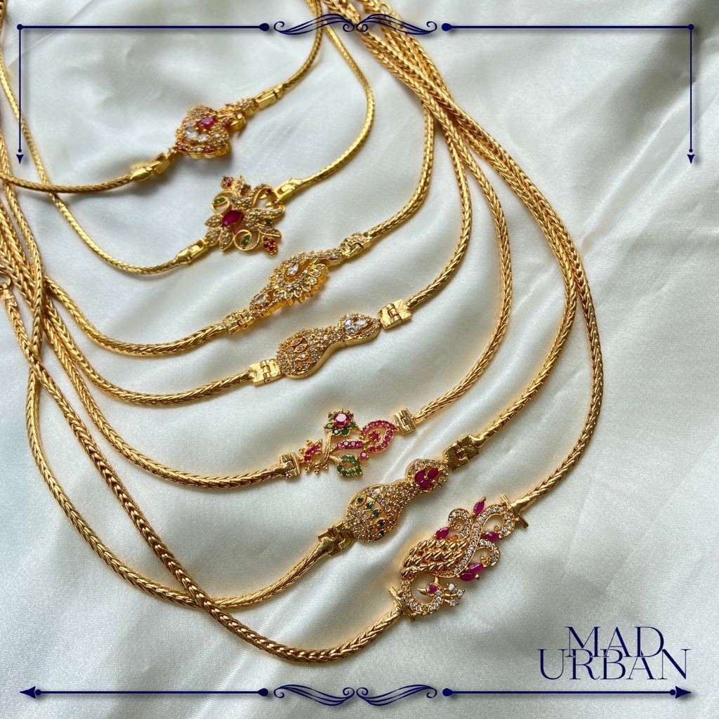 [CLEARANCE DAY] Mugappu Chain with Multi Designs South Indian Thali ...