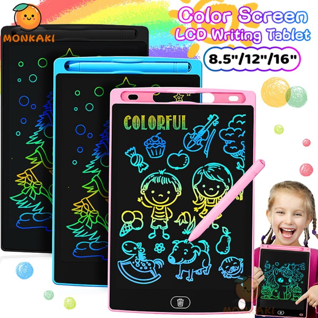 16 Inch LCD Writing Tablet for Kids Color Screen Portable Smart ...