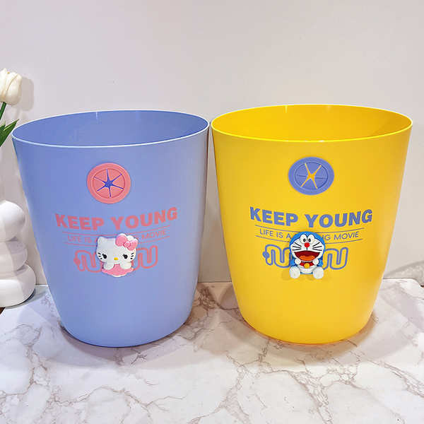 tong sampah bertutup dapur tong sampah Kartun Kreatif Doraemon Tong ...