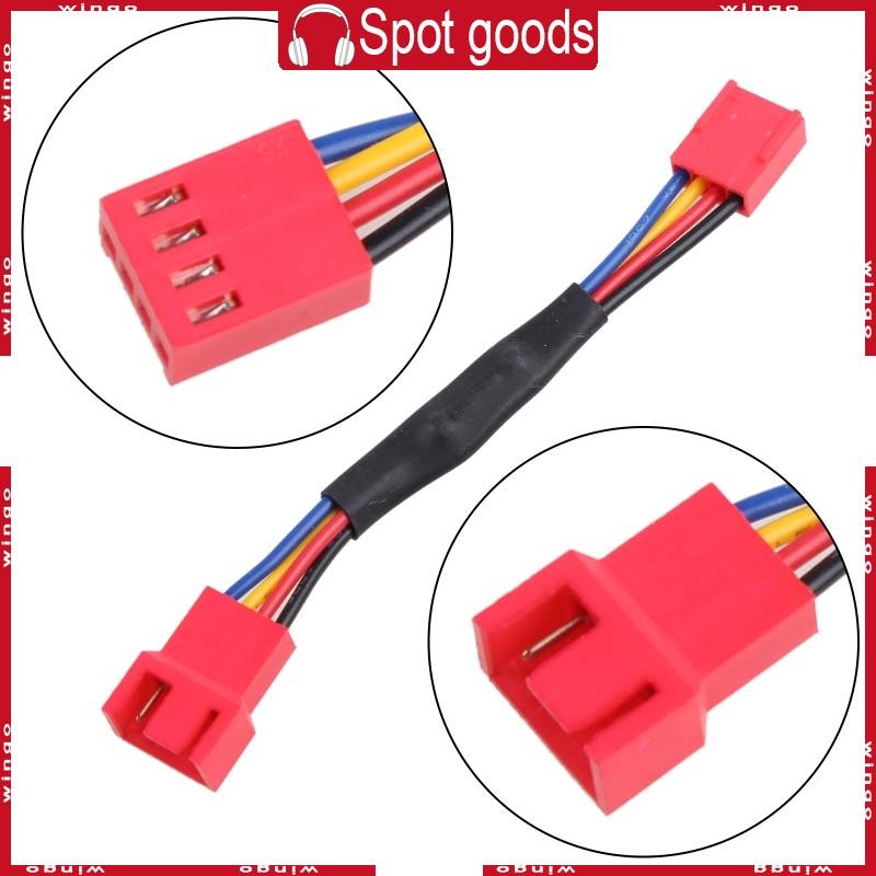 WIN 12cm 4 Pin CPU Fan PWM Deceleration Line Temperature Control Drop ...