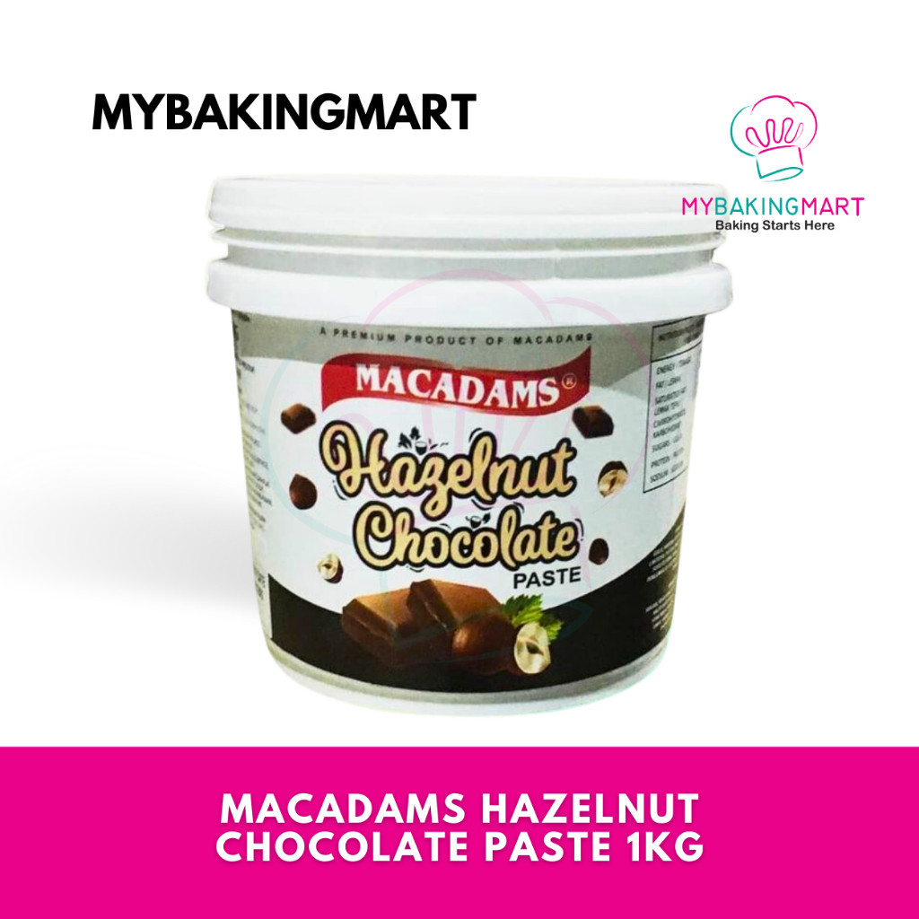 MYBAKINGMART Hazelnut Chocolate Spread 1kg - Jem Halal Sapuan Kacang ...