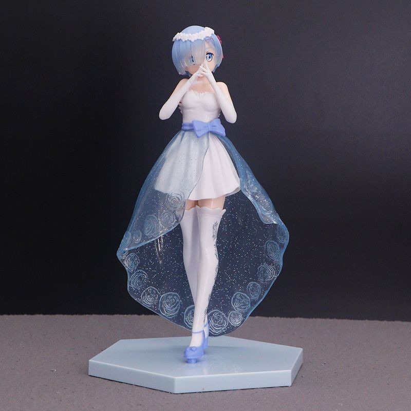 From Scratch in Another World Flower Wedding Dress Rem Figure Chassis ...
