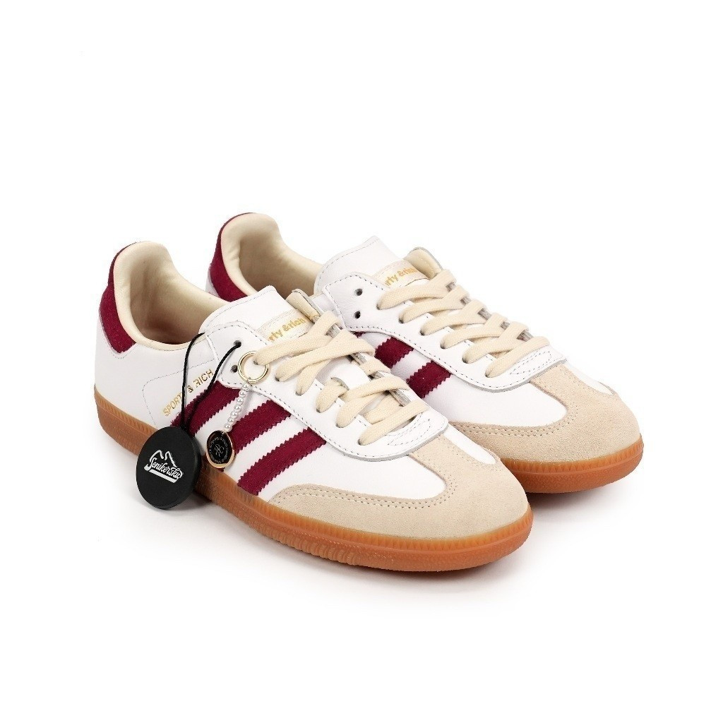 Samba OG Sporty dan Burgundy putih kaya | Shopee Malaysia