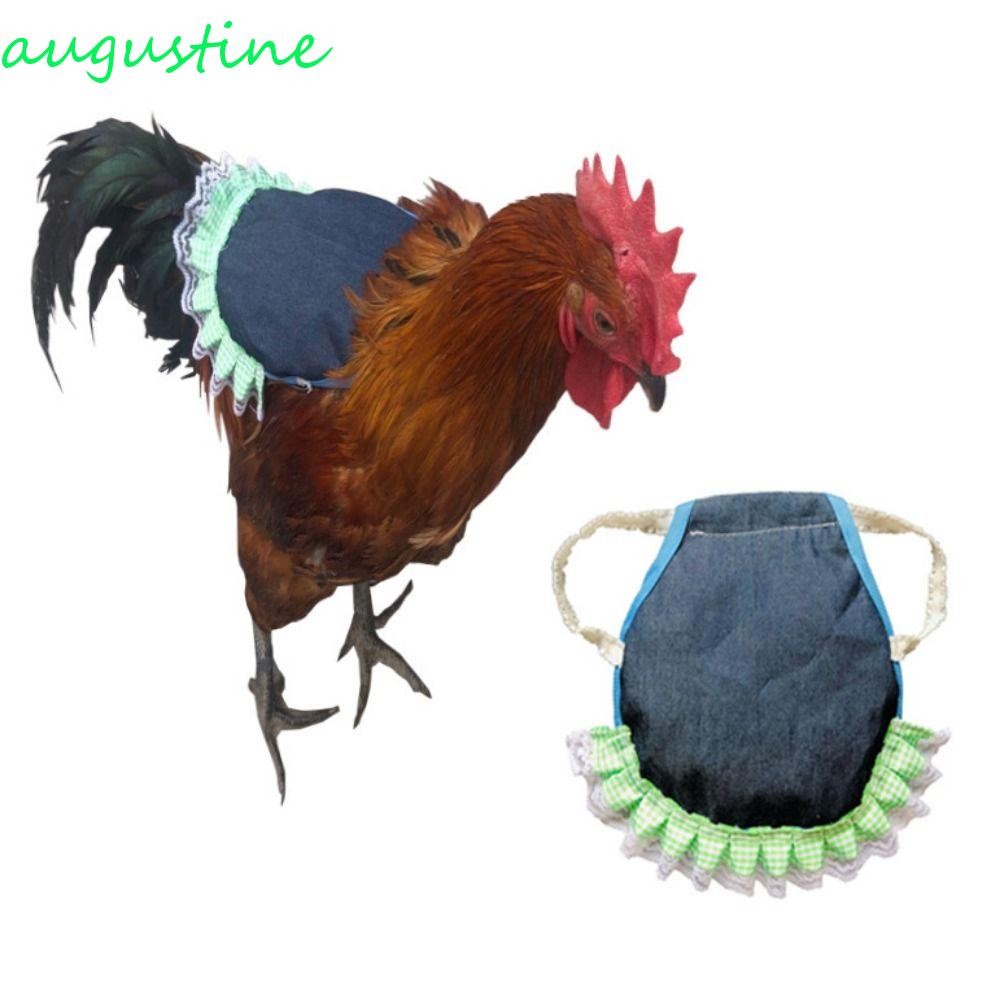 AUGUSTINE Chicken Saddle Apron, Cloth Adjustable Poultry Apron, Pet ...