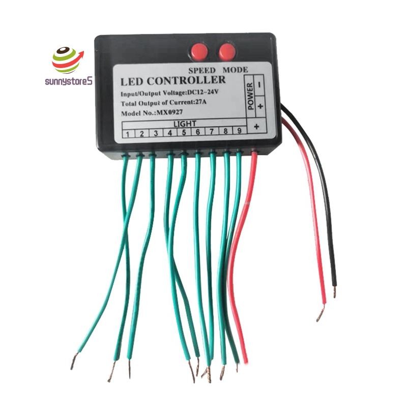 DC12V-24V Led Strip Light Controller Jump Water Burst Flash Horse Sign ...