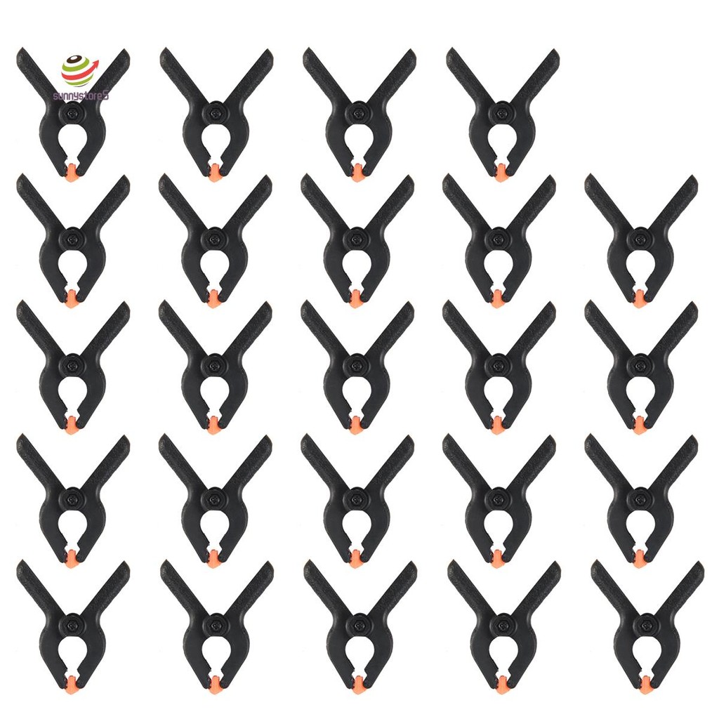 24X Spring Clamps, Plastic Glue Clamps for Universal Use in the Home ...
