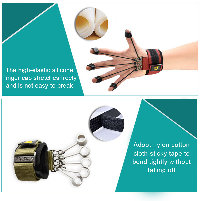 Finger Gripper Strength Trainer Extensor Exerciser Finger Flexion And ...