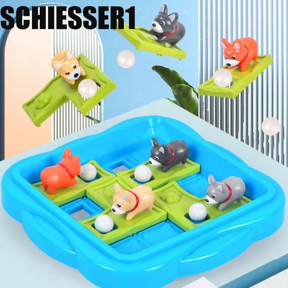 SCHIESSER1 Challenges Logic Thinking Game, Board Game Kids Toy Puppies ...