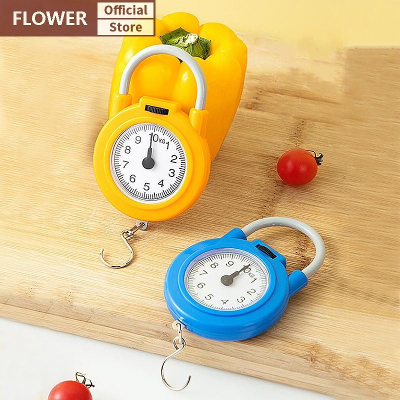 FOF 10kg Portable Hanging Mechanical Scale Fish Luggages Kitchen Scale ...