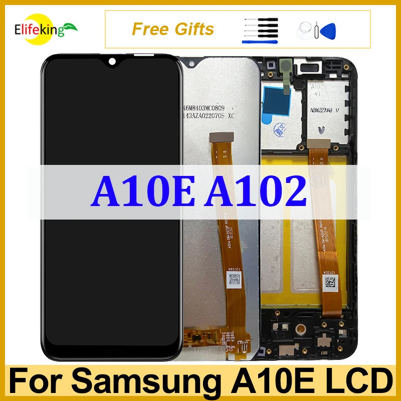 5.8'' LCD Asal untuk Samsung Galaxy A10E A102 SM-A102U SM-A102F/DS ...
