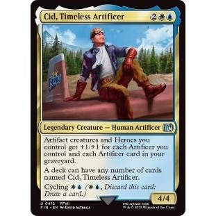 Magic the Gathering - Final Fantasy - Cid, Timeless Artificer (FFVII ...