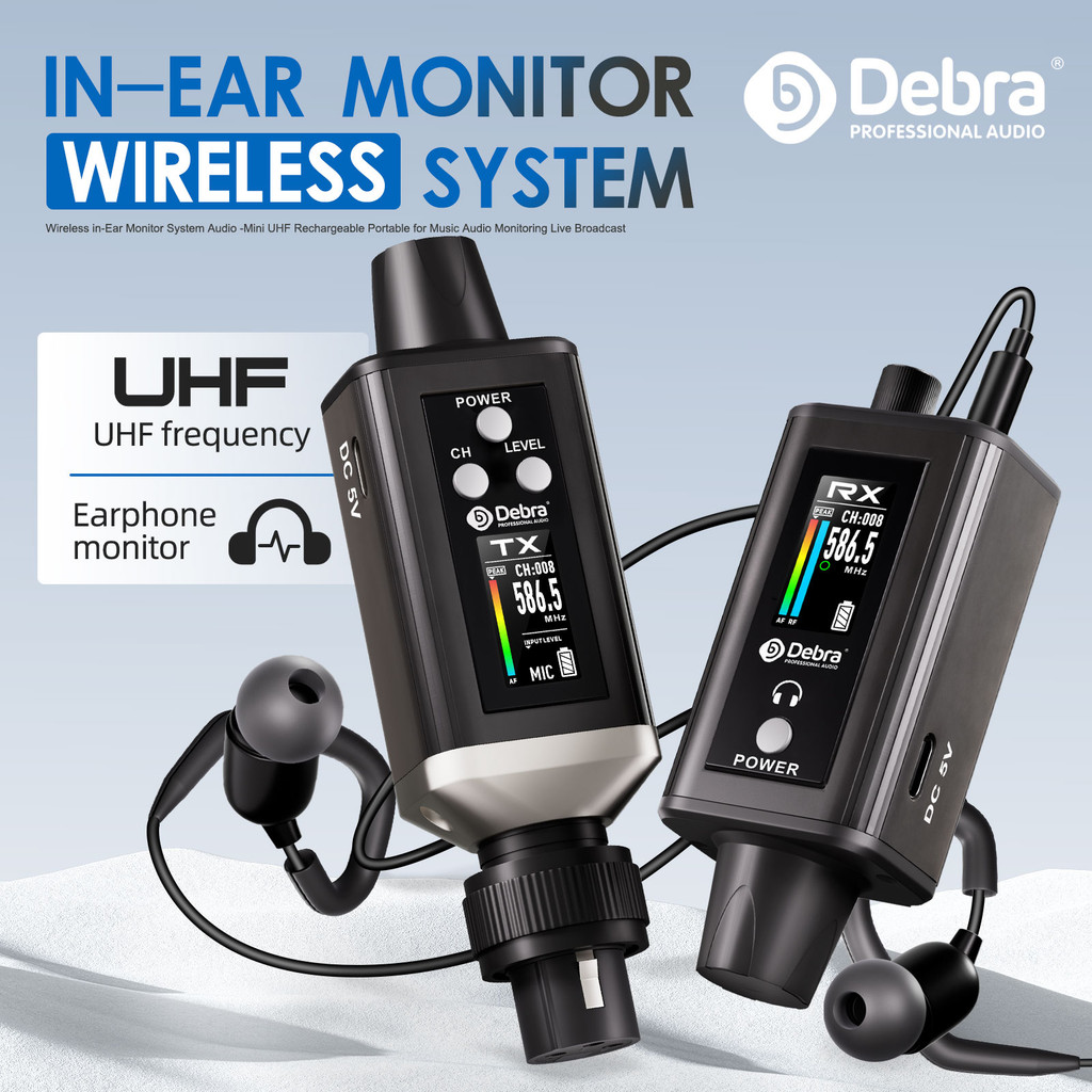 Debra EMX-1 Wireless Monitoring System, Portable UHF Rechargeable ...