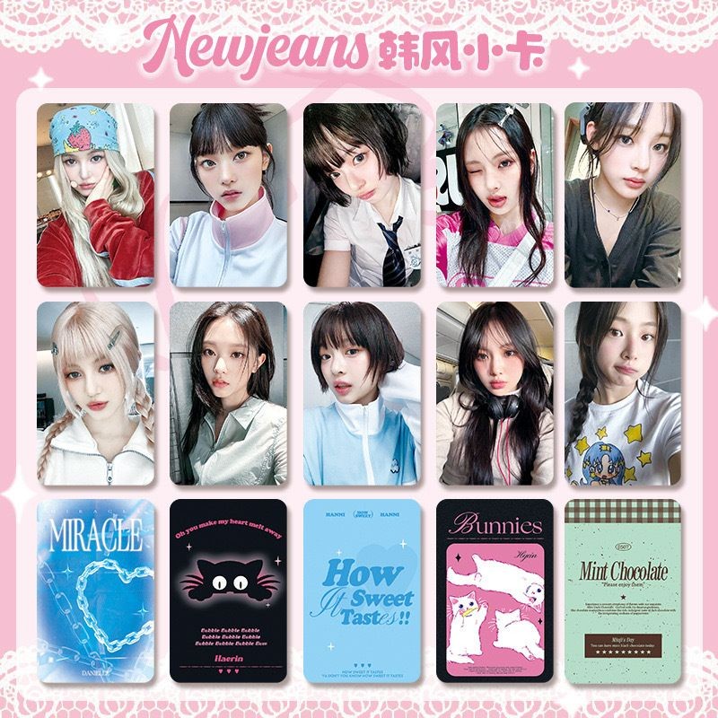 NewJeans Hyein Hanni Danielle Minji Haerin Photocard Small Cards Self ...