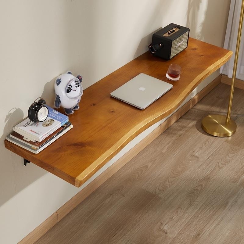 Solid Wood Wall-Mounted Folding Table Dining Table Hanging Wall Table ...