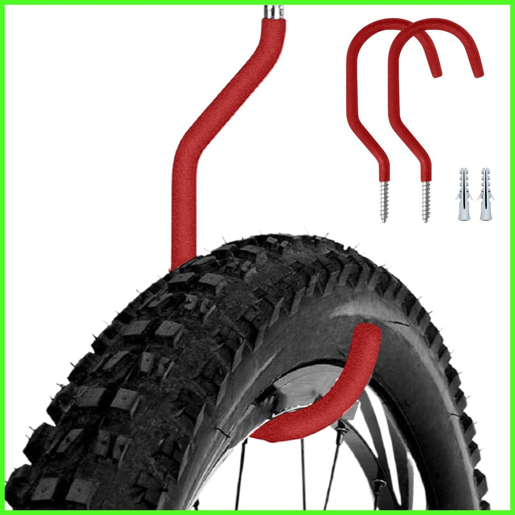 Bike Hook Storage Screw Question Mark Screw Storage Hook Heavy Duty ...