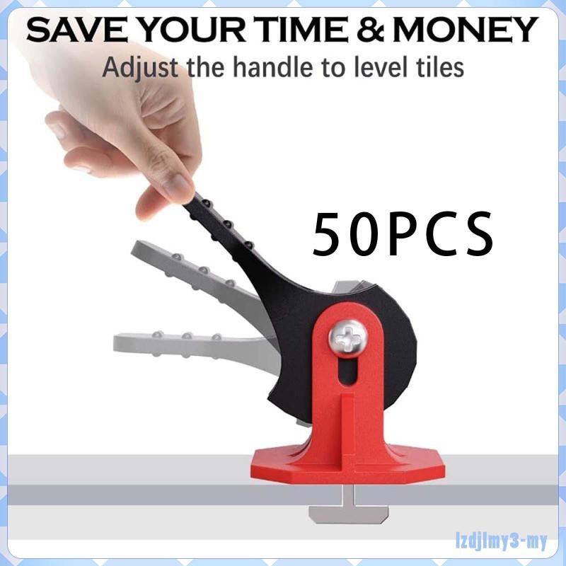 [LzdjlmyabMY] 50 Pieces Tile Leveling System Tile Spacers Levelers Tile ...