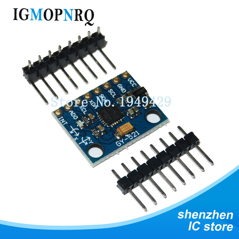 1Set IIC I2C GY-521 MPU-6050 MPU6050 3 Axis Analog Gyroscope Sensors ...