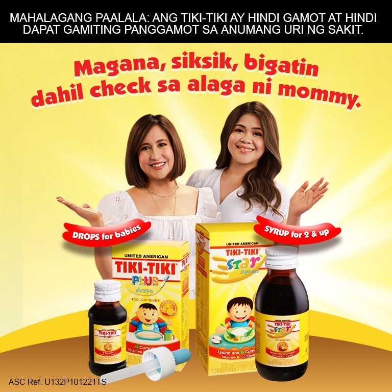 TIKI TIKI DROPS AND SYRUP FOR KIDS FROM PHILIPPINES | Shopee Malaysia