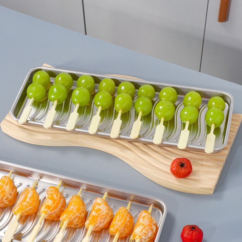 Rock Candied Gourd Display Tray Rock Candied Gourd Stall Stainless ...