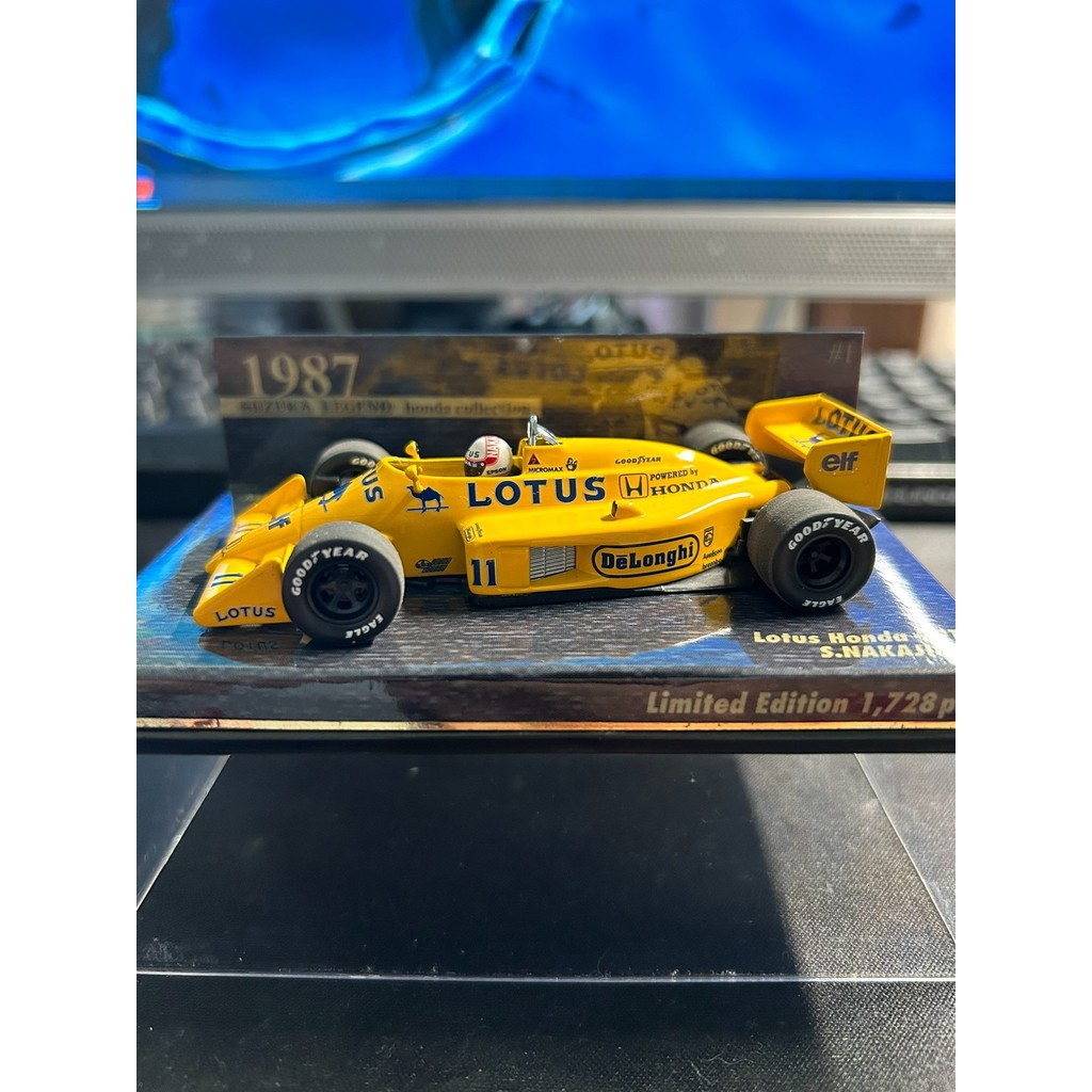 [Ready Stock] Mini Cut 1/43 Lotus Lotus Honda 99T Satoru Nakajima 1987 ...
