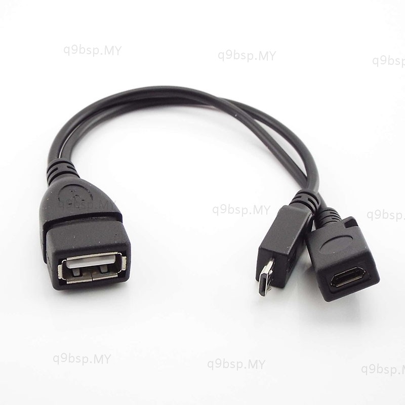 Micro USB Host Power Y Splitter USB Adapter to Mirco 5 Pin Male Female ...