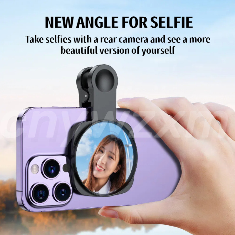 Smartphone Camera Mirror Reflection Shooting Clip Set Phone Selfie ...