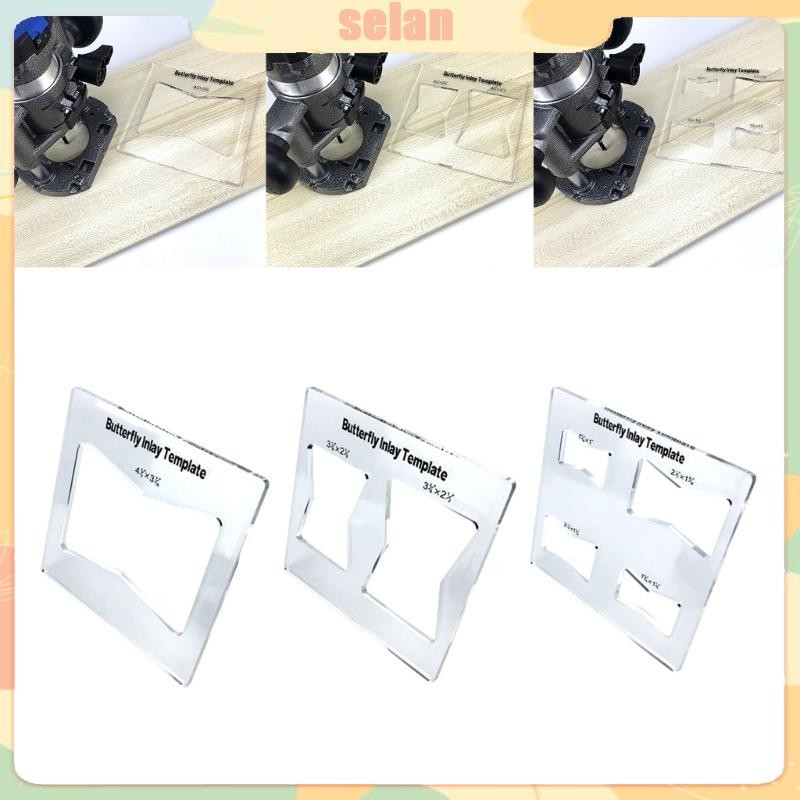 SELAN Butterfly Inlay Templates Router and Decorative Templates for ...