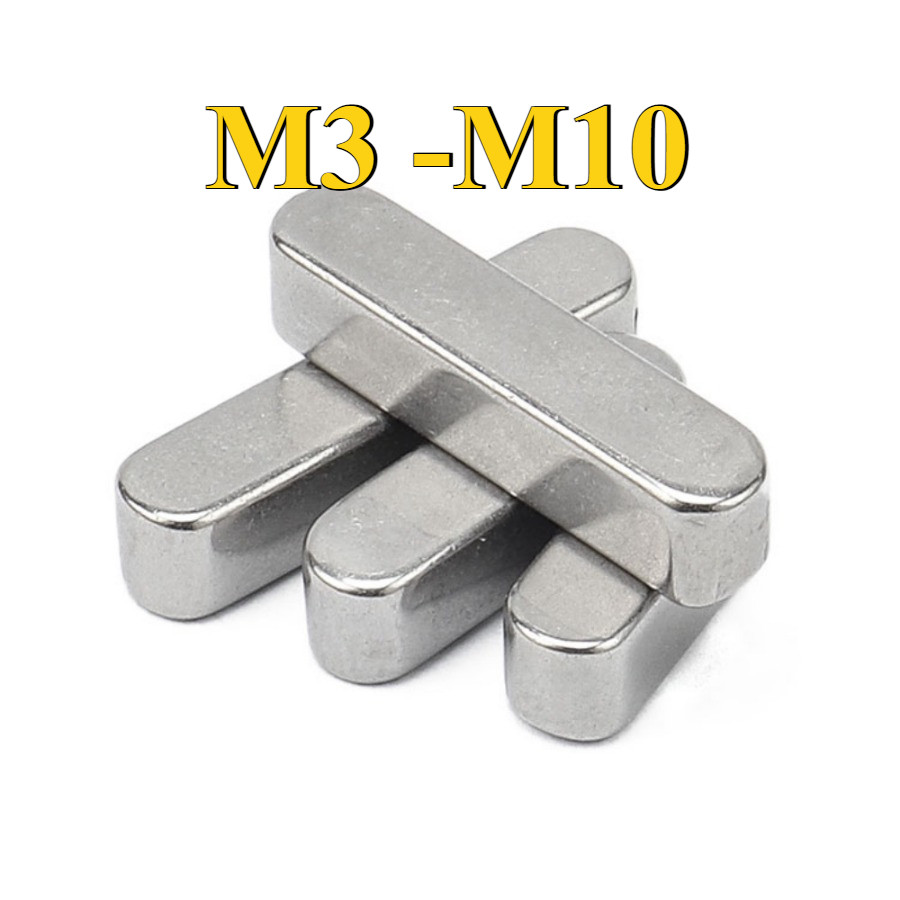 Flat Key Pin/A Type Pin/Round Corner Pin/Nail Key DIY Package M3 M4 M5 ...