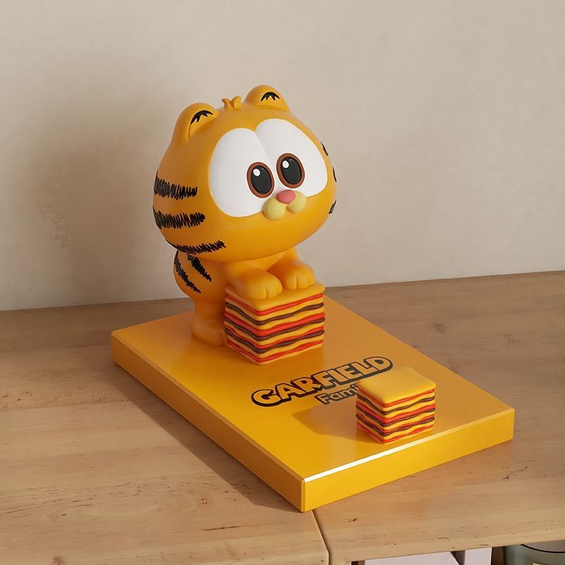 2025 Garfield Movie Peripheral Mobile Phone Stand Livin2025 Cute ...