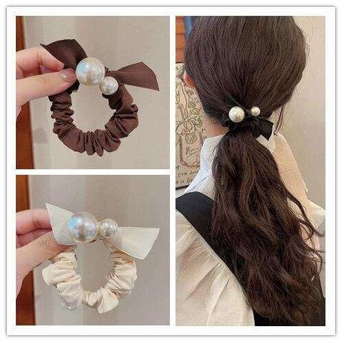 getah rambut hair rope Manik busur manik 2024 tali kepala baru tali ...