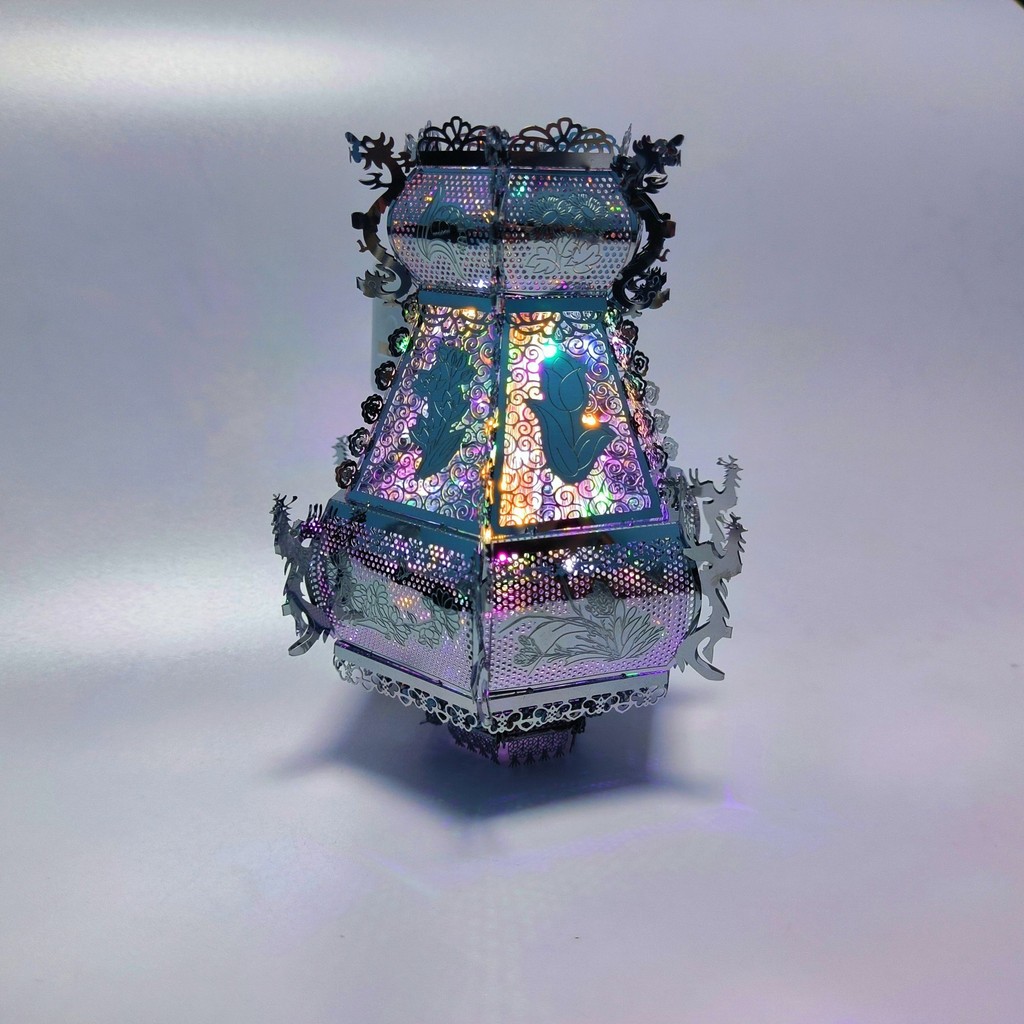 Tang Dynasty boneless lanterns, ancient style creative metal assembly ...