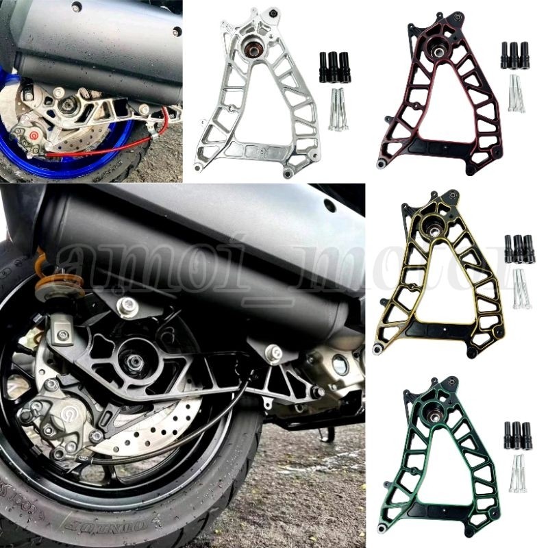 XMAX250 300 Swing Arm Bracket CNC Rear Brake Arm Rocker Lever Bracket ...