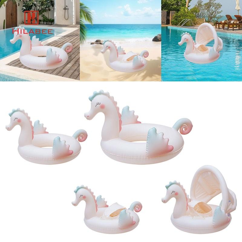 HILABEE Inflatable Pool Float Swimming Raft Cartoon Lightweight ...