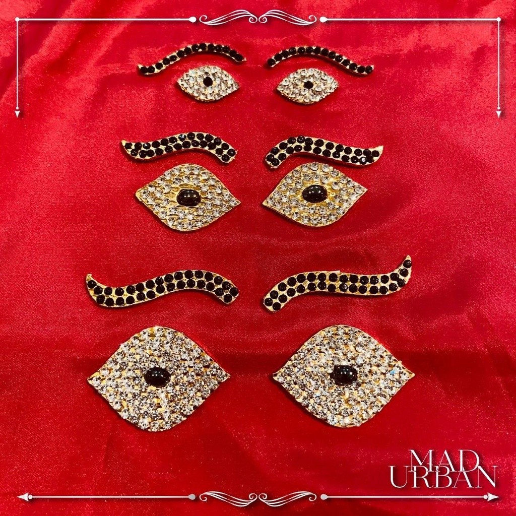 [READYSTOCK] Hindu Deity Idols Amman Ayya Kanmalar/Eyes & Eyebrow 1 set ...