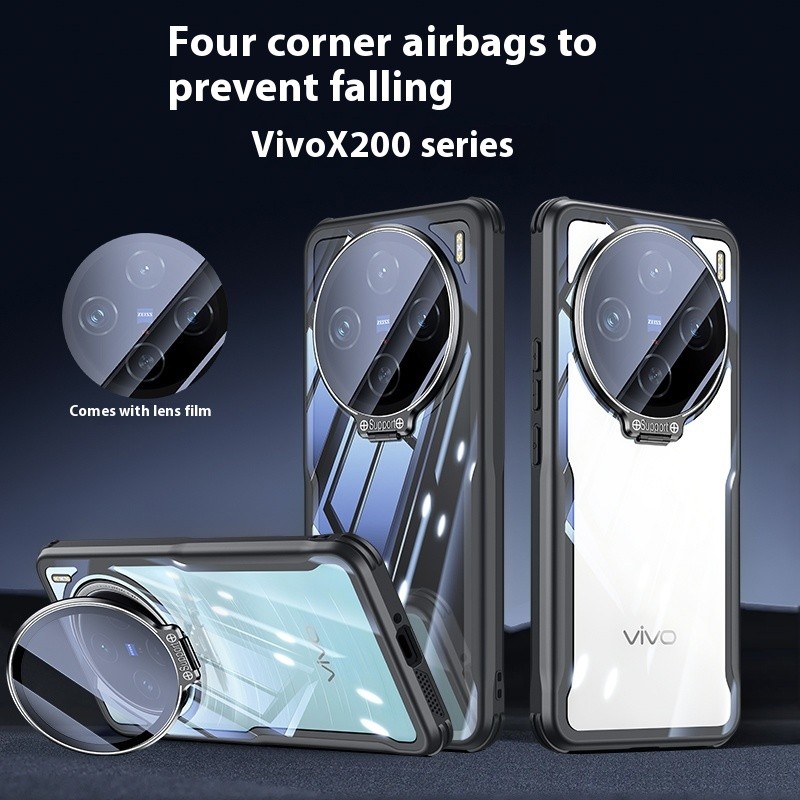 For VIVO X200 Ultra X200 Pro Mini X200 X100 Pro X100 Ultra Casing Luxury Transparent Lens Holder ...
