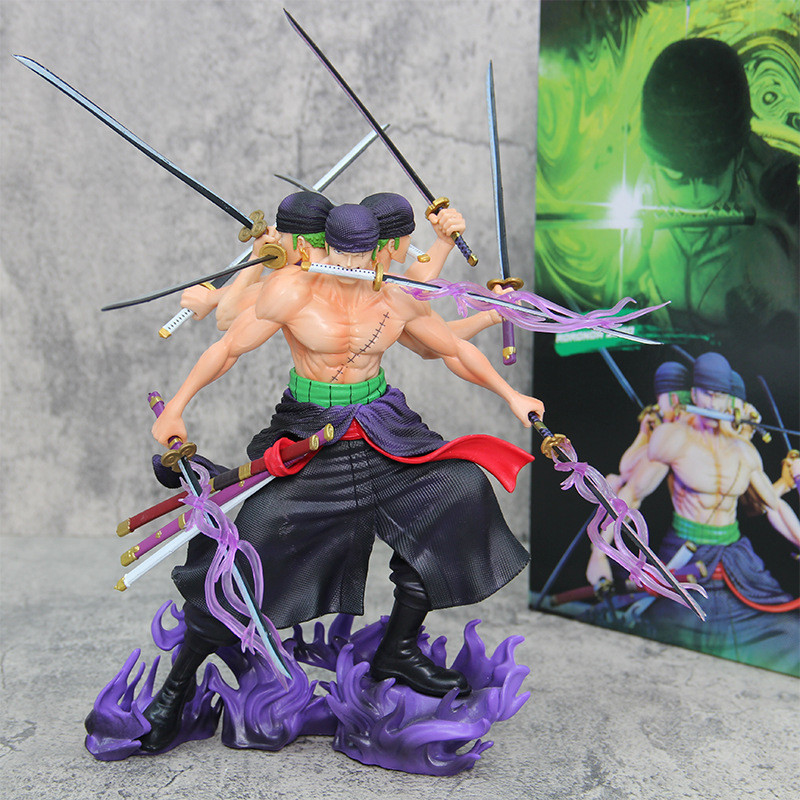 Combat Nine Swords Sauron Model Figure One Piece Asura Three-Headed Six ...