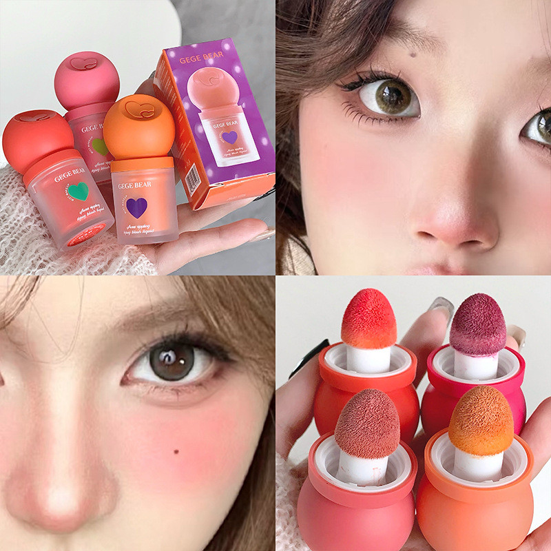 Gege Bear Transparent Liquid Blush Natural Cute Vitality Girly Blush ...