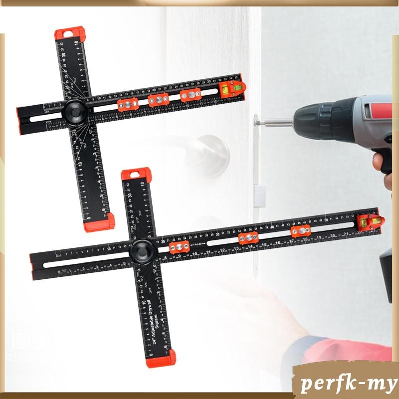 [PerfkMY] T Square Ruler Professional Adjustable Aluminum Layout Tool ...