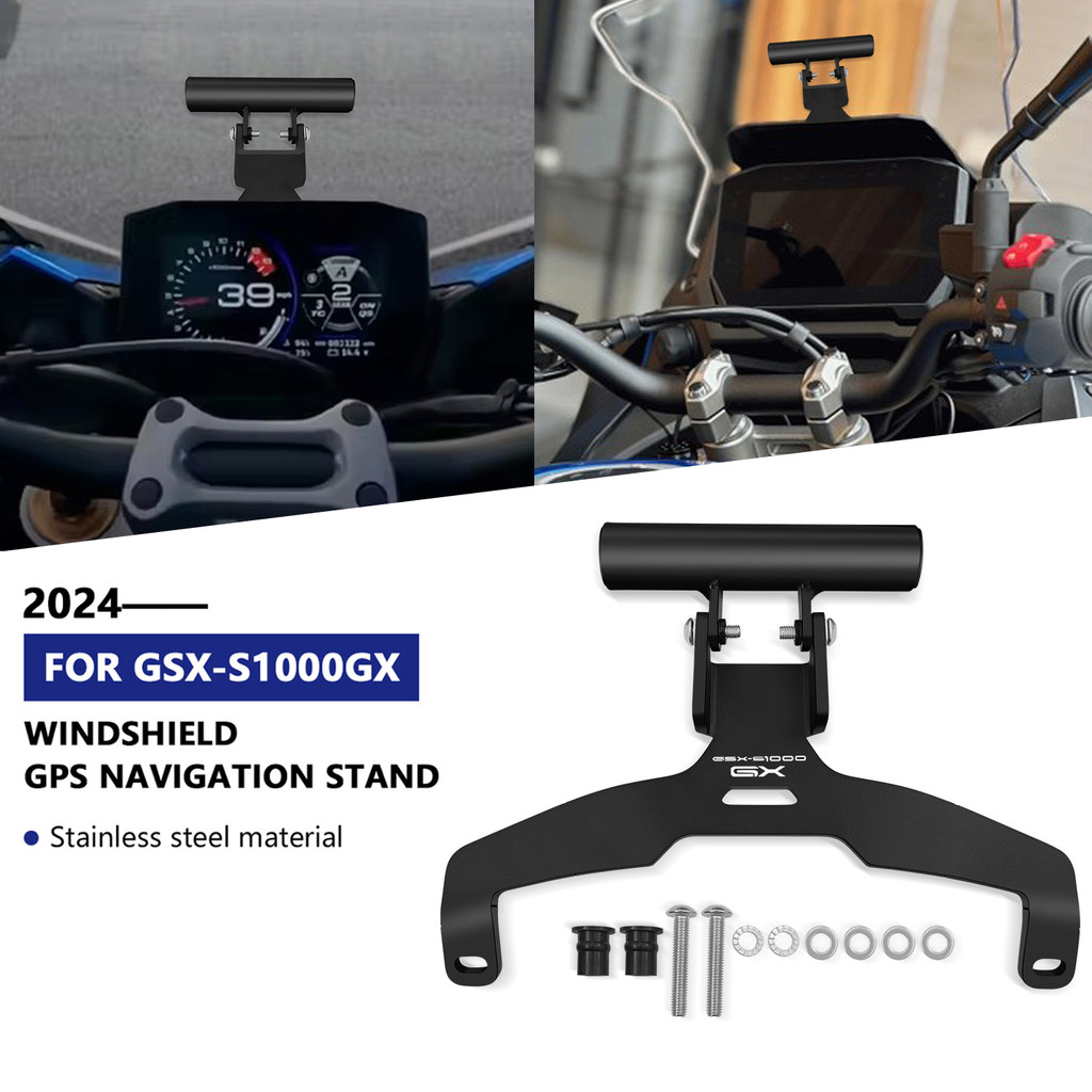 For Motorcycle Mount Bracket Navigation Windscreen GPS Holder ...