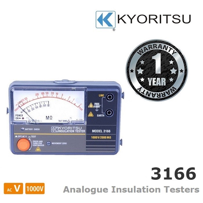 KYORITSU 3166 Analogue Insulation Testers | Shopee Malaysia