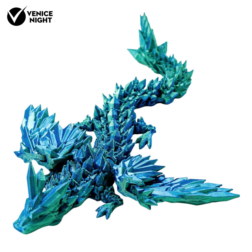 Dragon Collectible Toy Winged Dragon Model Articulated Winged Dragon ...
