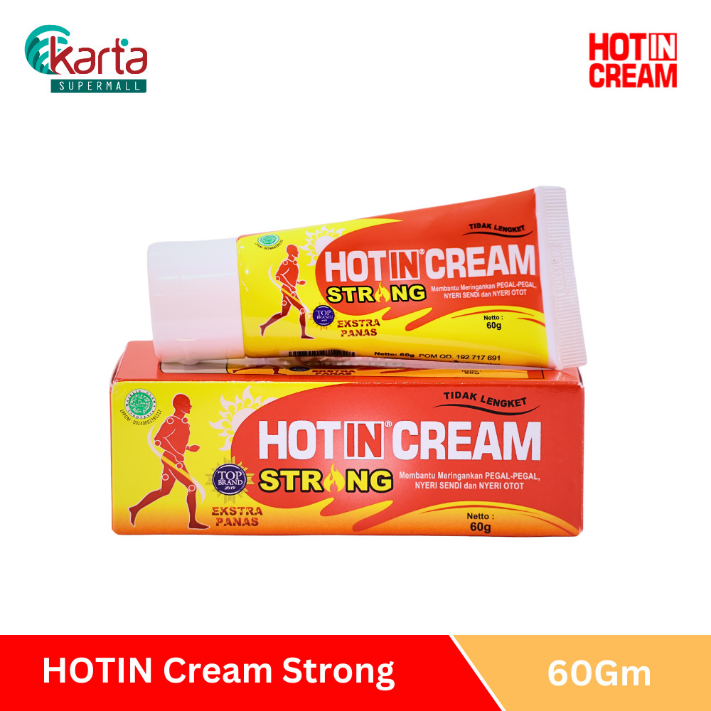 HOTIN Cream STRONG for Enhanced Joints & Muscles Pain Relief (60G ...