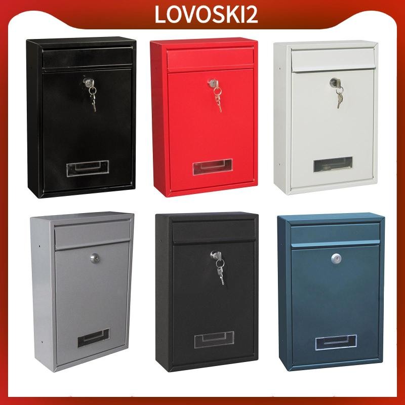 [LovoskiacMY] Outdoor Security Locking Mailbox Letter Box Newspaper Box ...