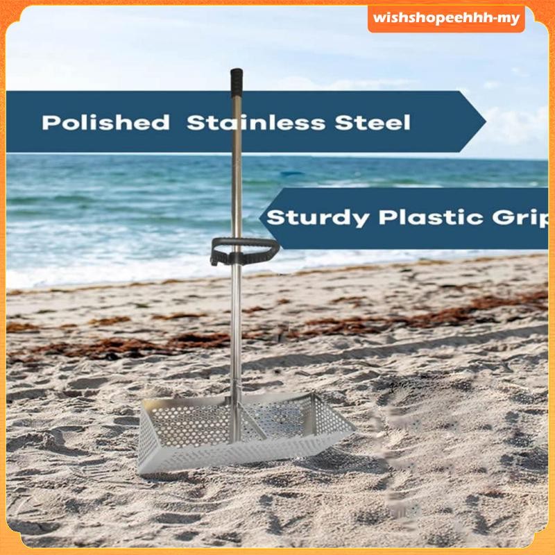 [WishshopeehhhMY] Sand Flea Rake Sand Sieve Seafood Tool Accessories ...