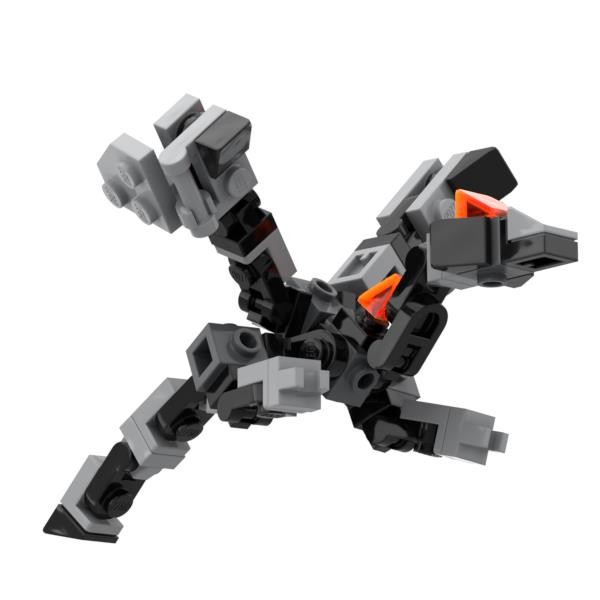 MOC small transforming mecha exoskeleton robot Pyramid Dragon is ...