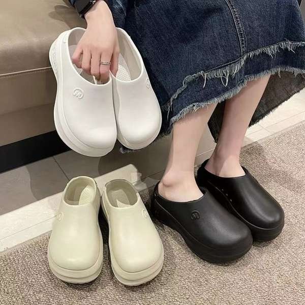 crocs women crocs Selipar kaki tapak tebal untuk wanita memakai 2024 ...