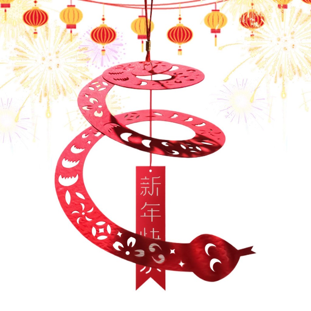 2025 The Year Of The Snake Ornaments Creative Paper Lucky Snake ...
