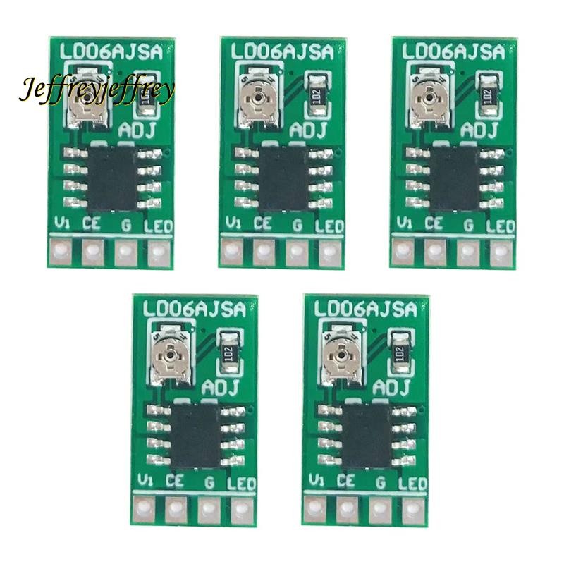 5PCS 30-1500MA Adjustable Constant Current LED Driver DC 3.3V 3.7V 4.2V ...